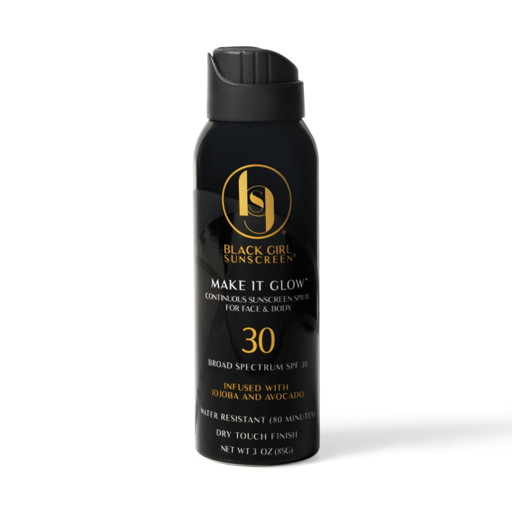 Make It Glow™ SPF 30 Sunscreen Spray | Black Girl Sunscreen