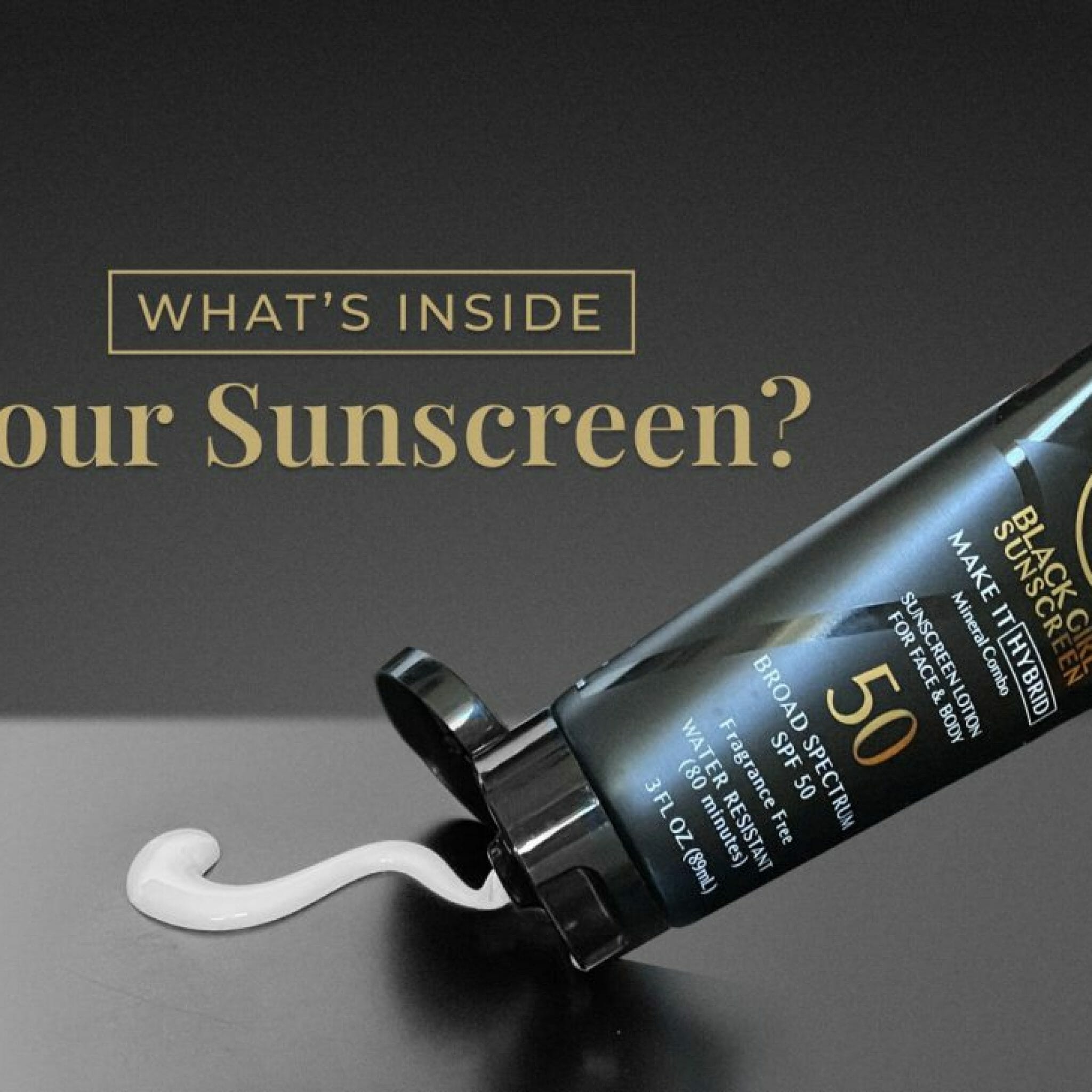 Sunscreen 101: Chemical Sunscreen Safety & What to Look For | Black ...