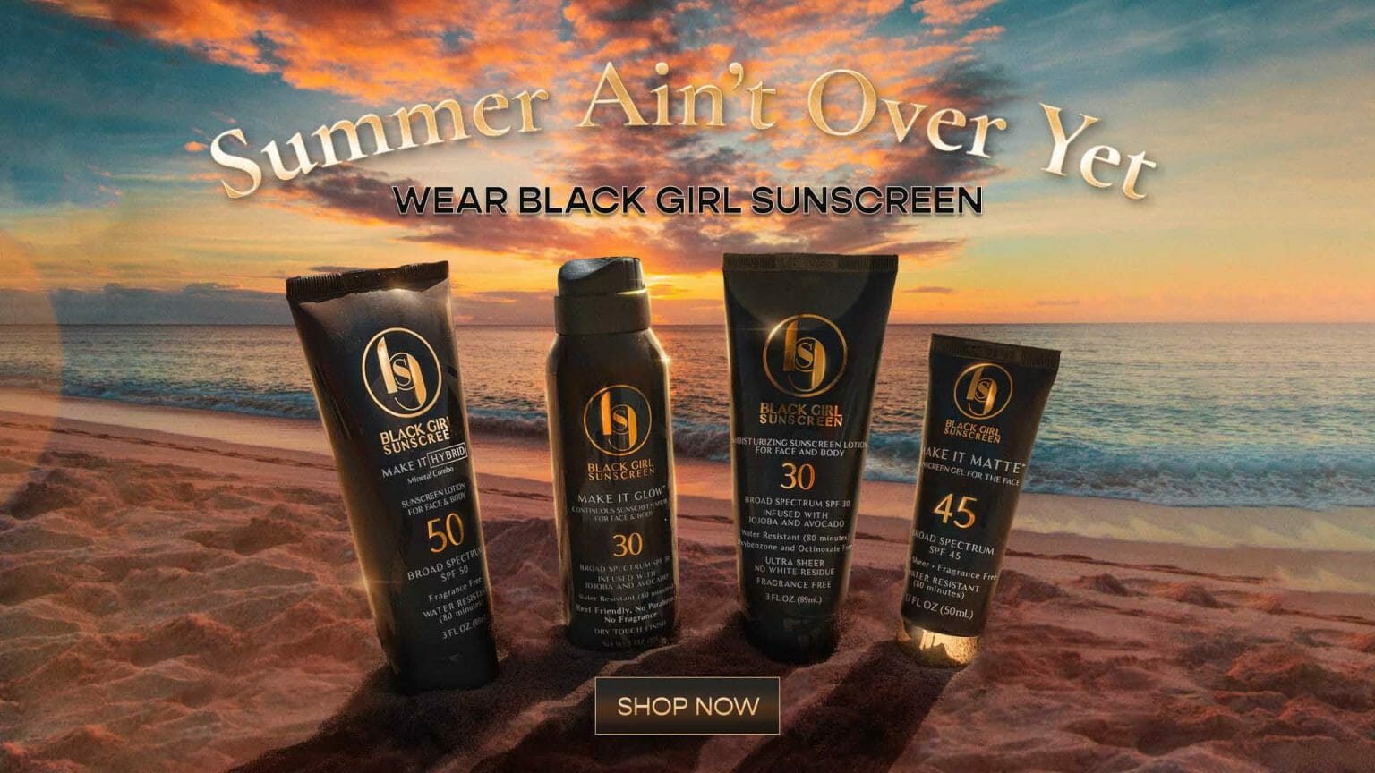 Black Girl Sunscreen | Sunscreen for Black Skin & Dark Skin Tones